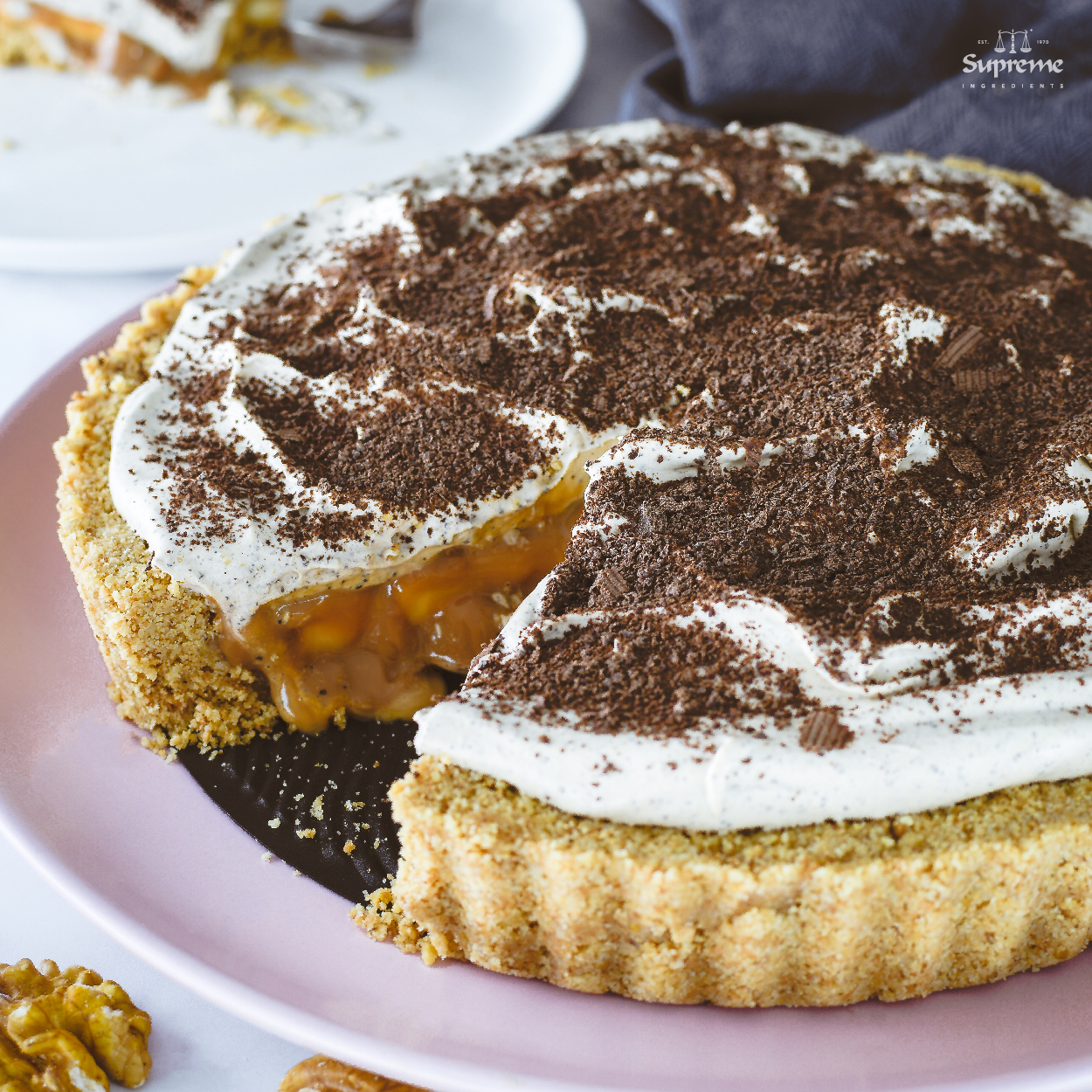 Coffee & Walnut Banoffee Pie - Supreme Ingredients