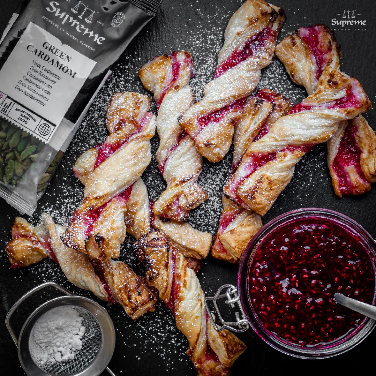 Raspberry Jam Twists - Supreme Ingredients