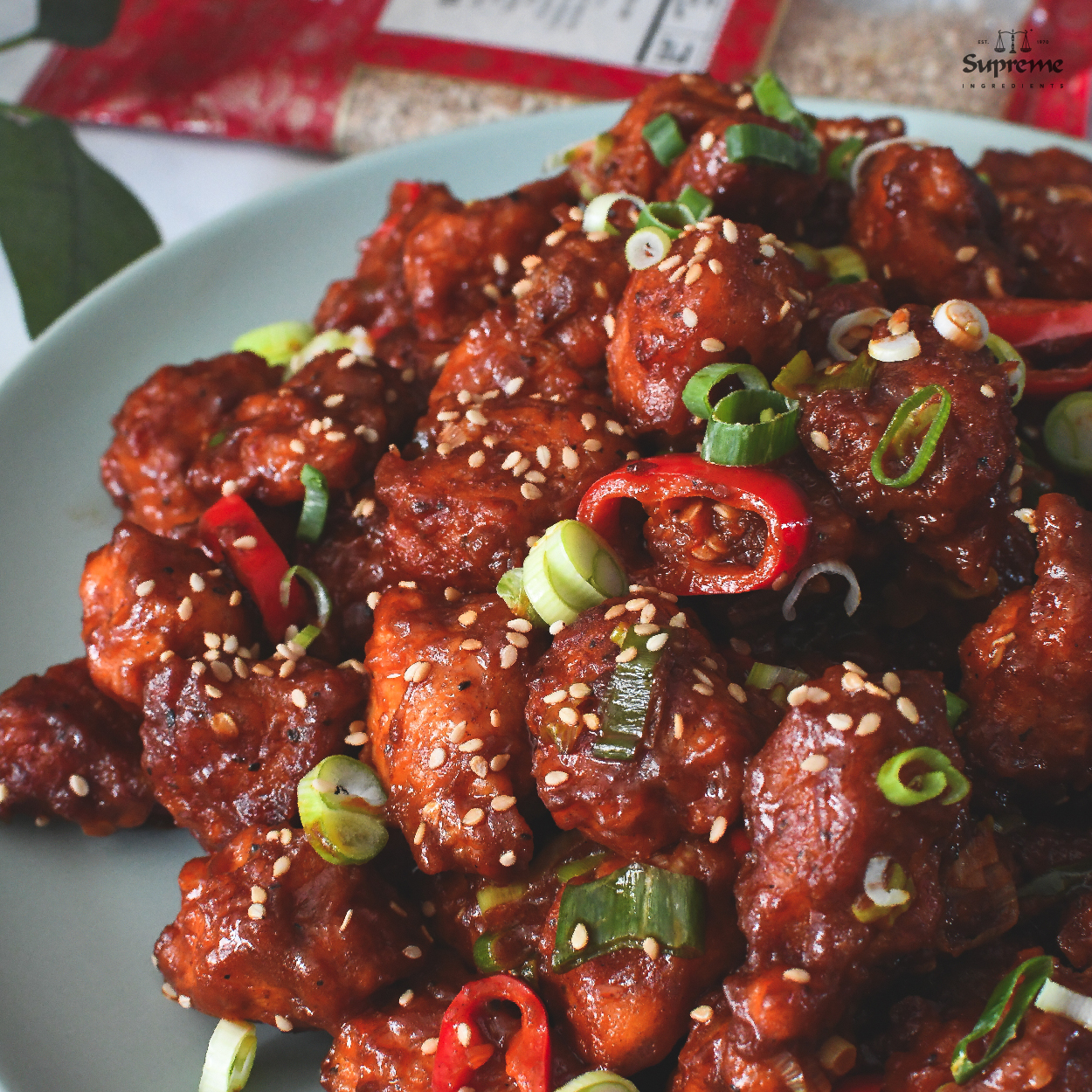 Crispy Chicken Coated in Gazebo Sauce - Supreme Ingredients